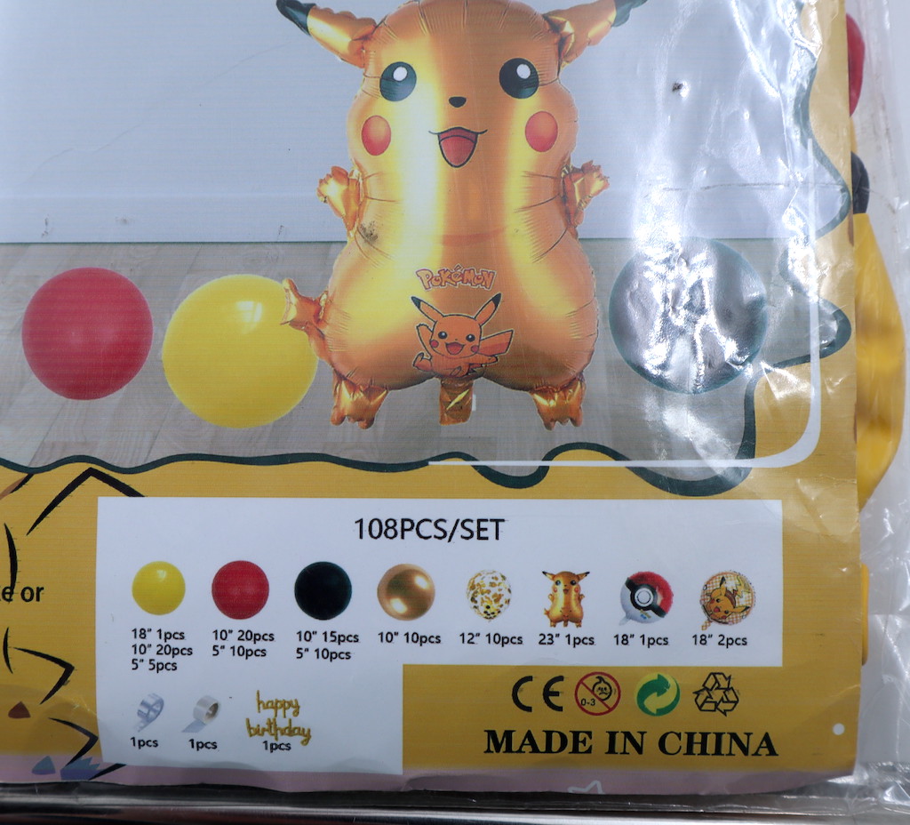 Balloon Kit – Full – Pokemon Option 2 – The Party Lab
